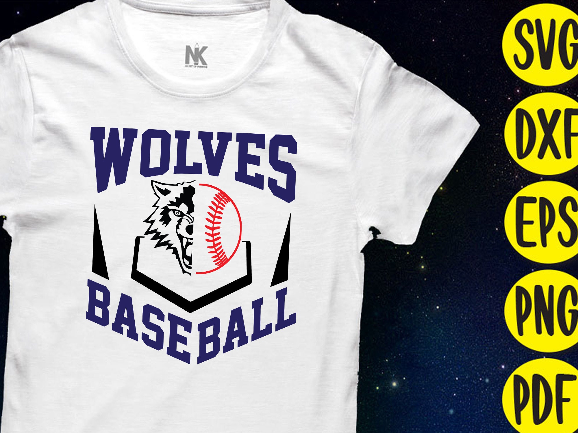 Wolves Svgwolves Baseball Svgwolves Cut Filesoftball | Etsy
