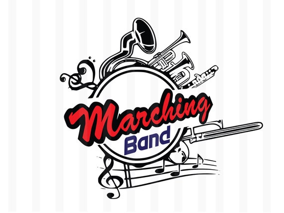 Marching Band Svglove Band Svgmusic Notes Svgband Svgdrum | Etsy