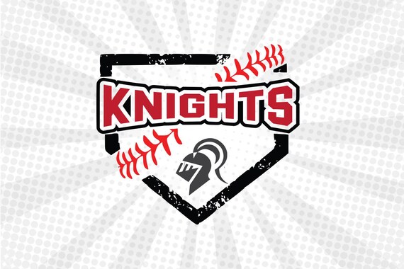 Knights Knights Svgknights Baseball Knights Mascotknights Etsy