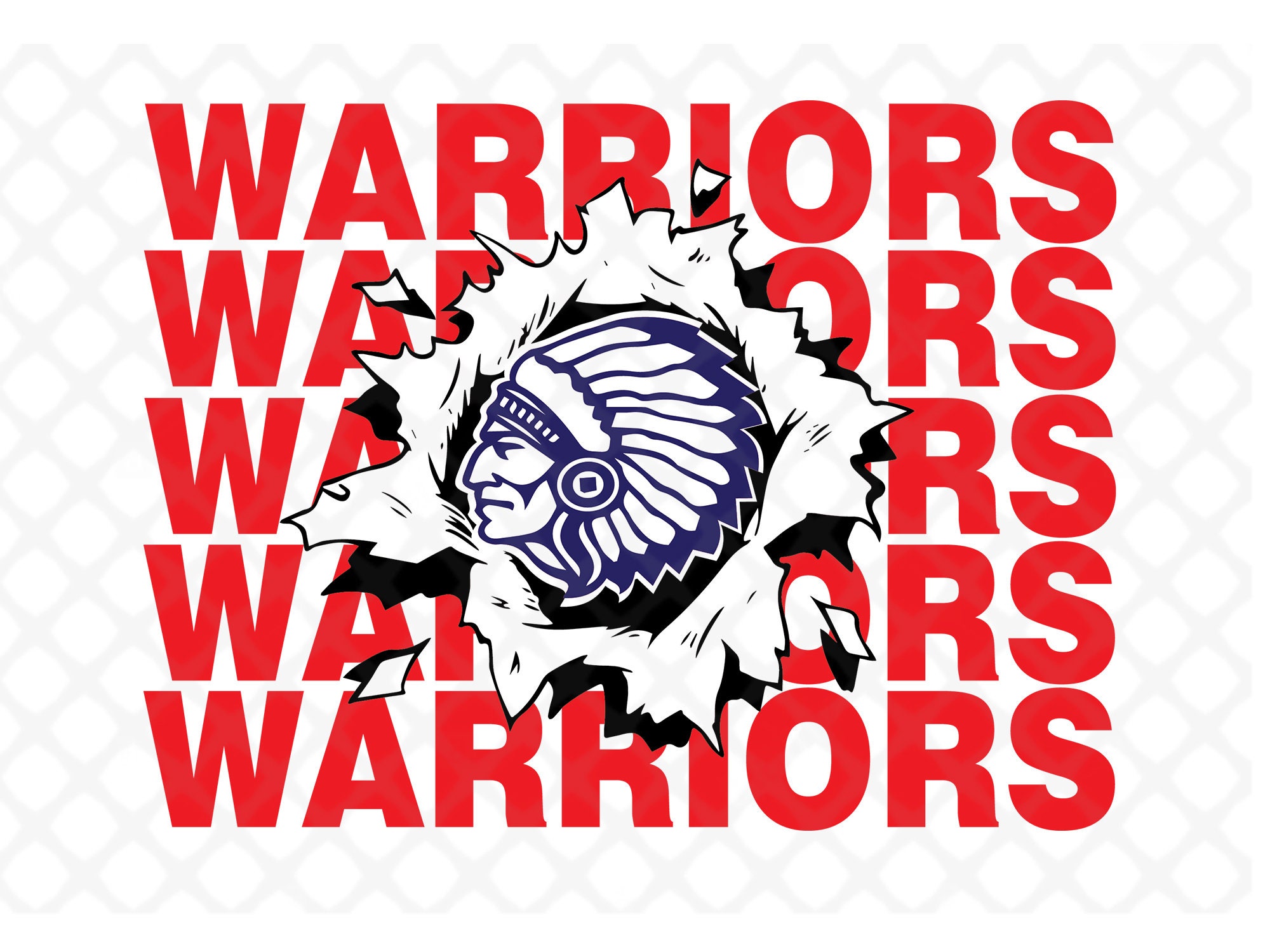 Warrior Basketball Mascot