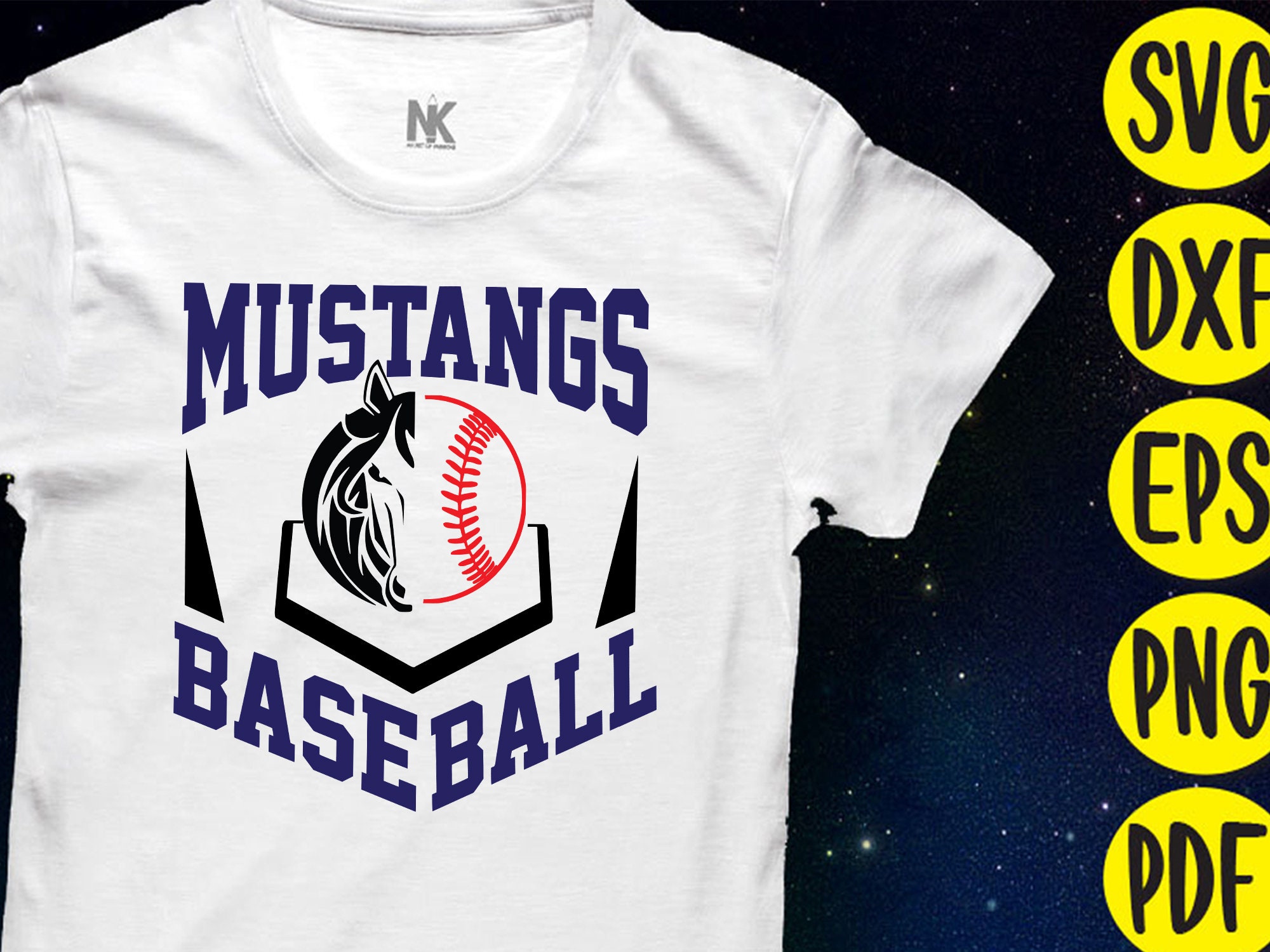Mustangs svg Mustangs baseball svgMustangs cut | Etsy