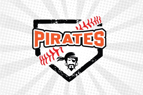 Pirate pirate Svg Pirate Baseball Pirate Softballpirates | Etsy