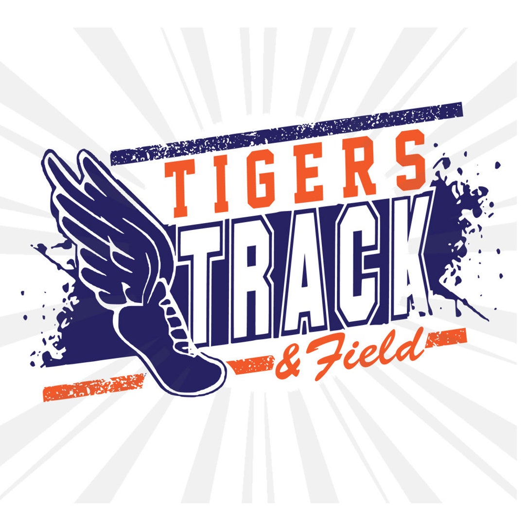 Tigers SVG, Track and Field SVG, Grunge Tigers Track & Field ...