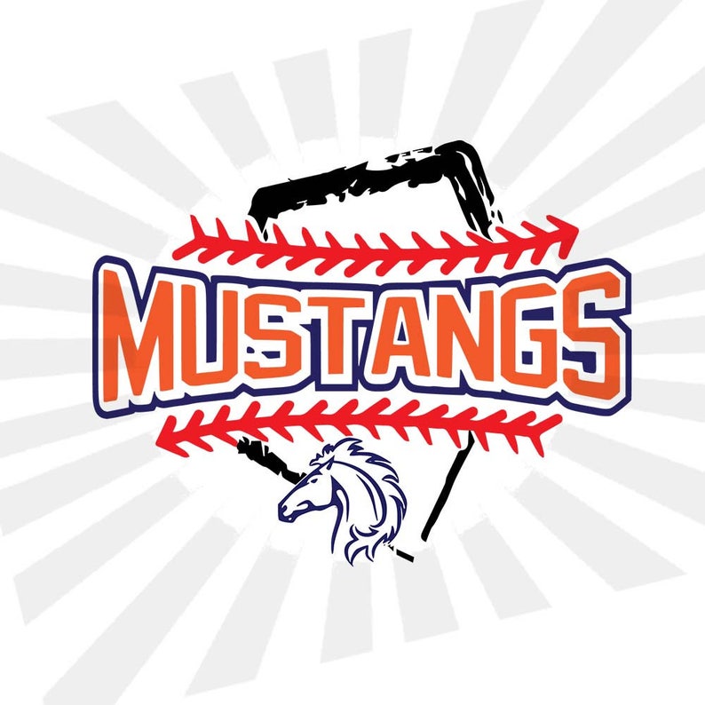 Mustangs Svgmustangs Baseball Svg SVG DXF cricut - Etsy