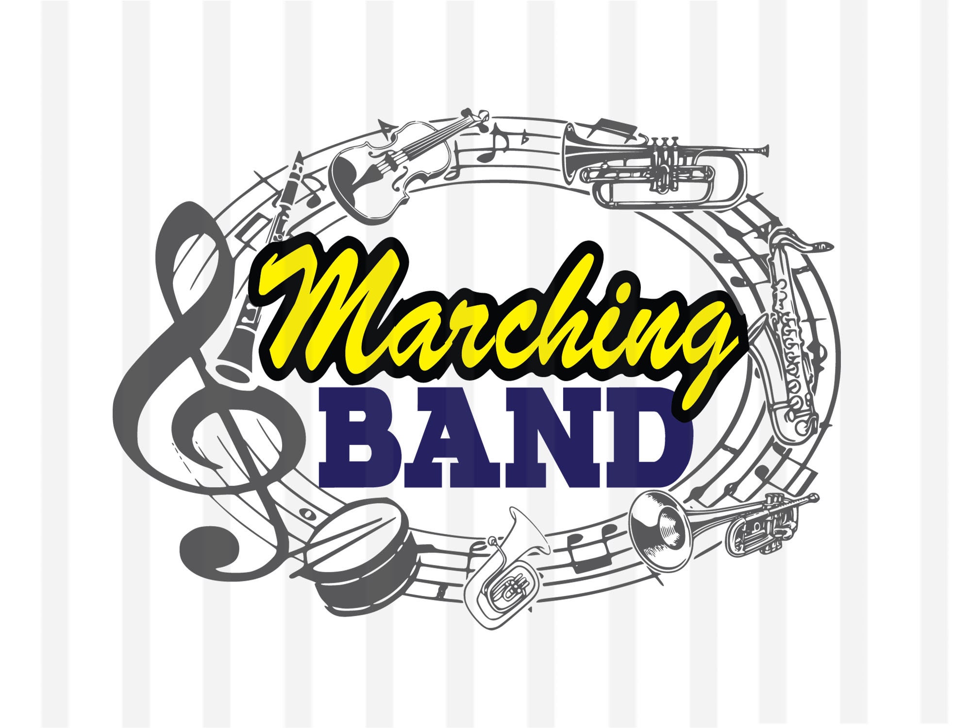 Marching Band Svg,love Band Svg,music Notes Svg,band Svg,drum Svg,love ...