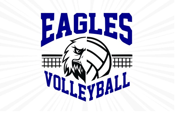 Eagles SVG Volleyball Svgeagles Volleyball T-shirt - Etsy Finland