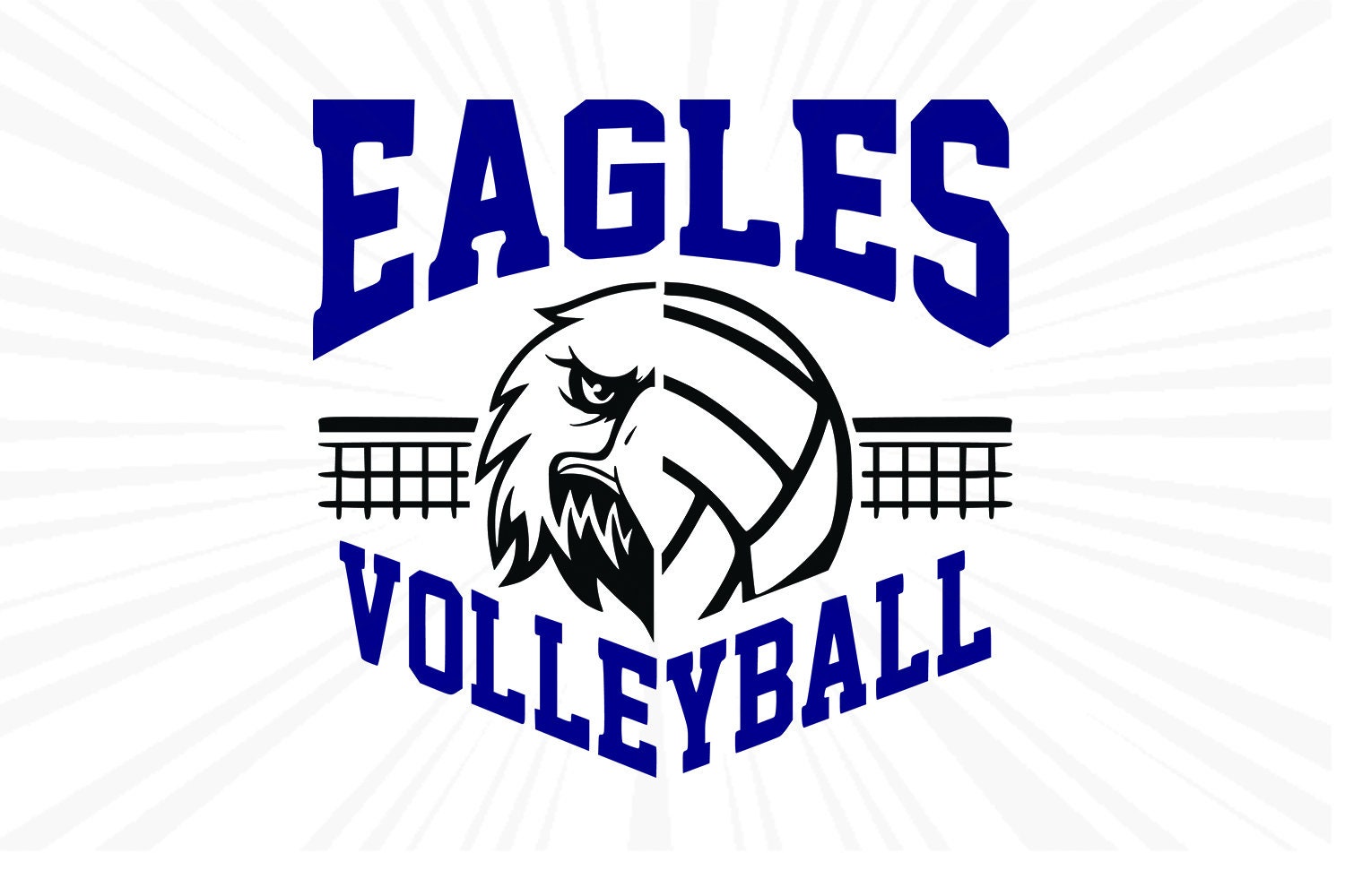Eagles SVG Volleyball Svgeagles Volleyball T-shirt - Etsy Finland