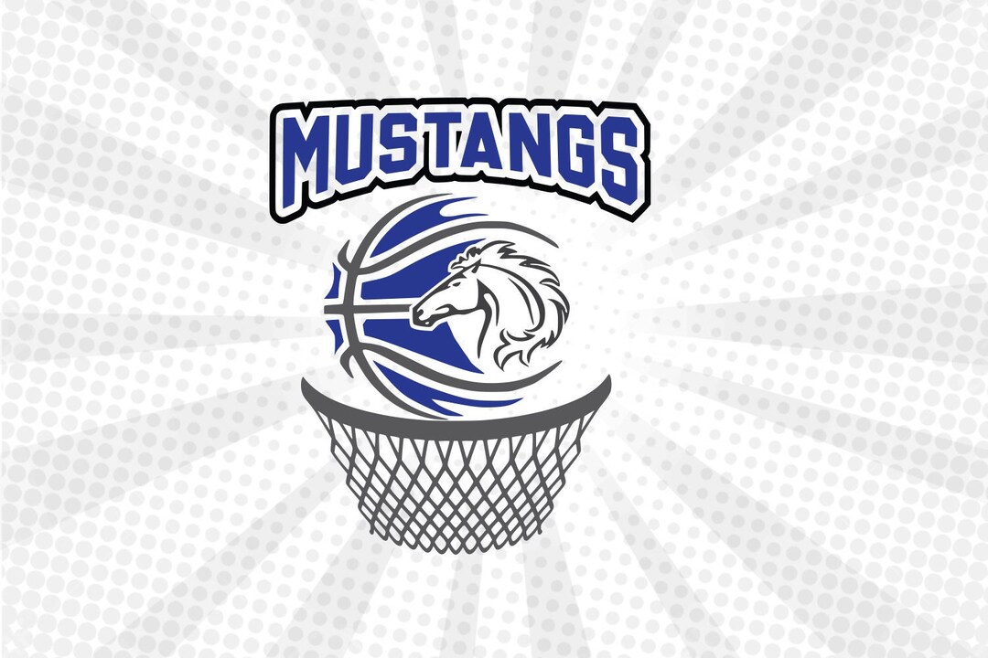 Mustangs Basketball SVG / Basketball SVG / Mustangs SVG / Digital Cut ...