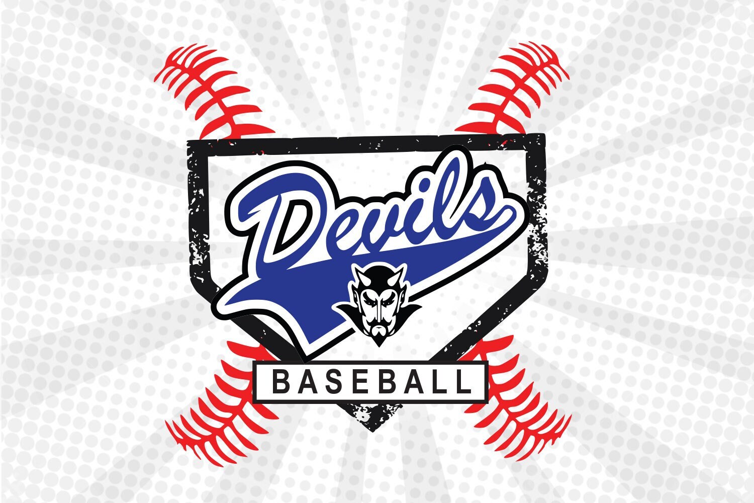 Blue Devils Baseball Logo
