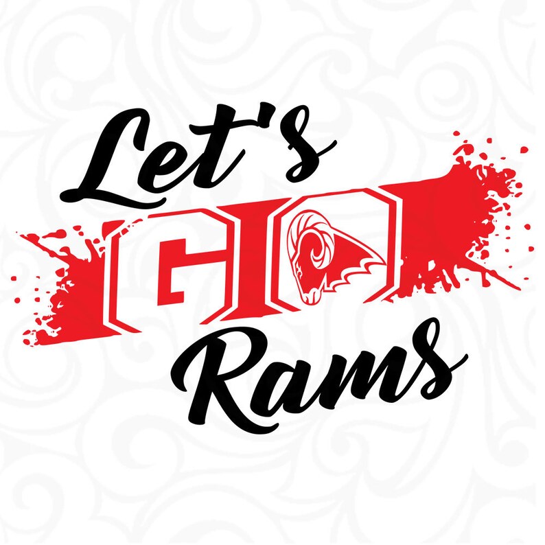 Let's go Rams svgSVG FileDXF File Cricut File Cameo | Etsy