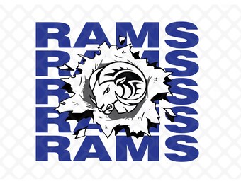 Rams Svg - Etsy