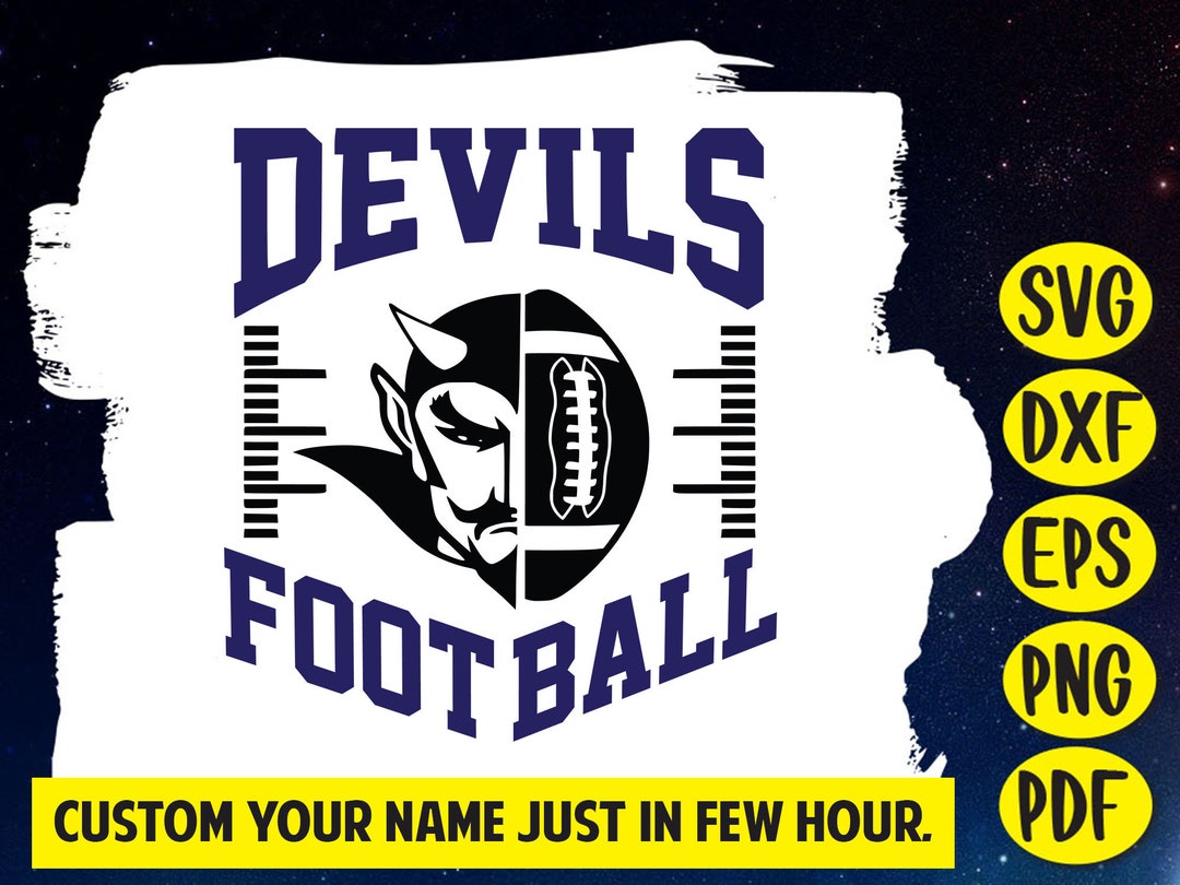 Football Svg,devils Svg,devils Football Svg,devils Cut File,devils ...