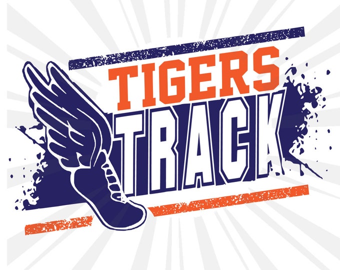 Tigers Svg, Track Svg, Track and Field Svg, Team Spirit Svg, Track ...