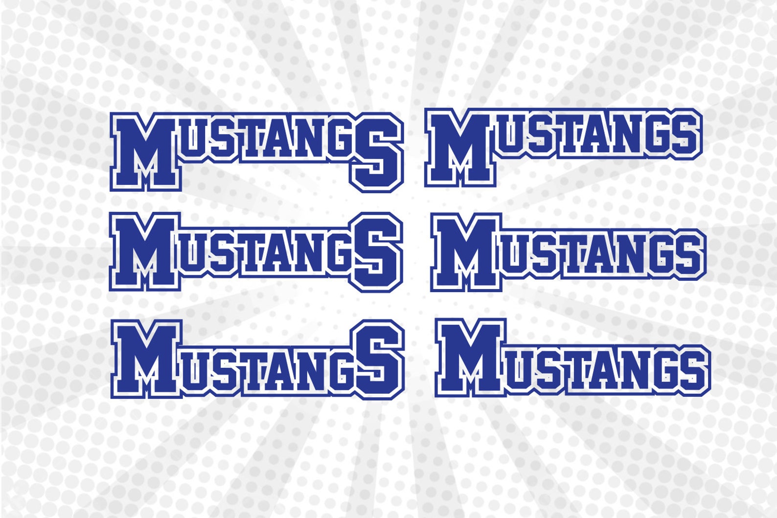 Mustangs Mustangs Svg mustangs Logo Mustangs Cut File - Etsy