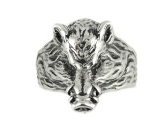 Wild Boar Ring | Etsy
