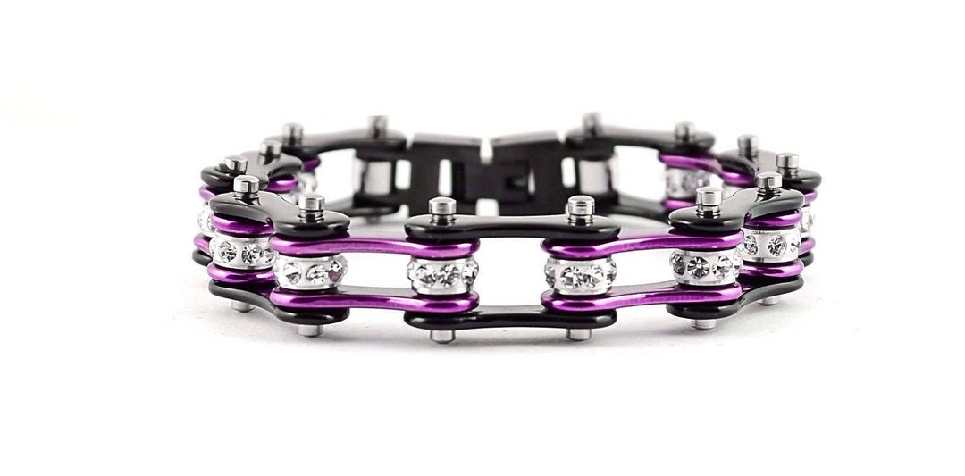 Heavy Metal Women's Ladies Motorcycle Biker Jewelry Stainless Steel ...