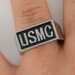 Gents USMC Ring Stainless Steel Military Jewelry - Etsy