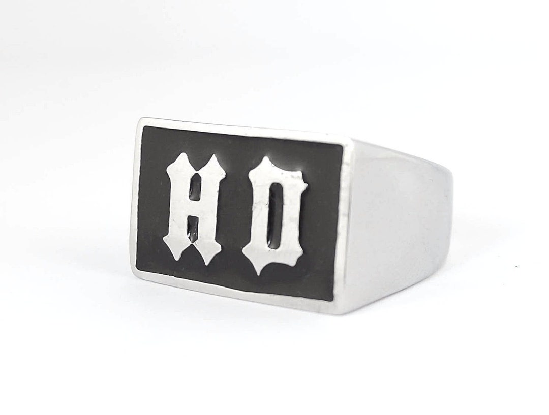 Heavy Metal Men's Biker Jewelry Motorcycle New Stainless Steel HD Ring ...