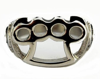 Brass Knuckles Ring - Etsy