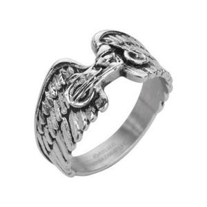 Ladies Angel Wing Bike Motorcycle Ring Lady Biker Heavy Metal Jewelry ...