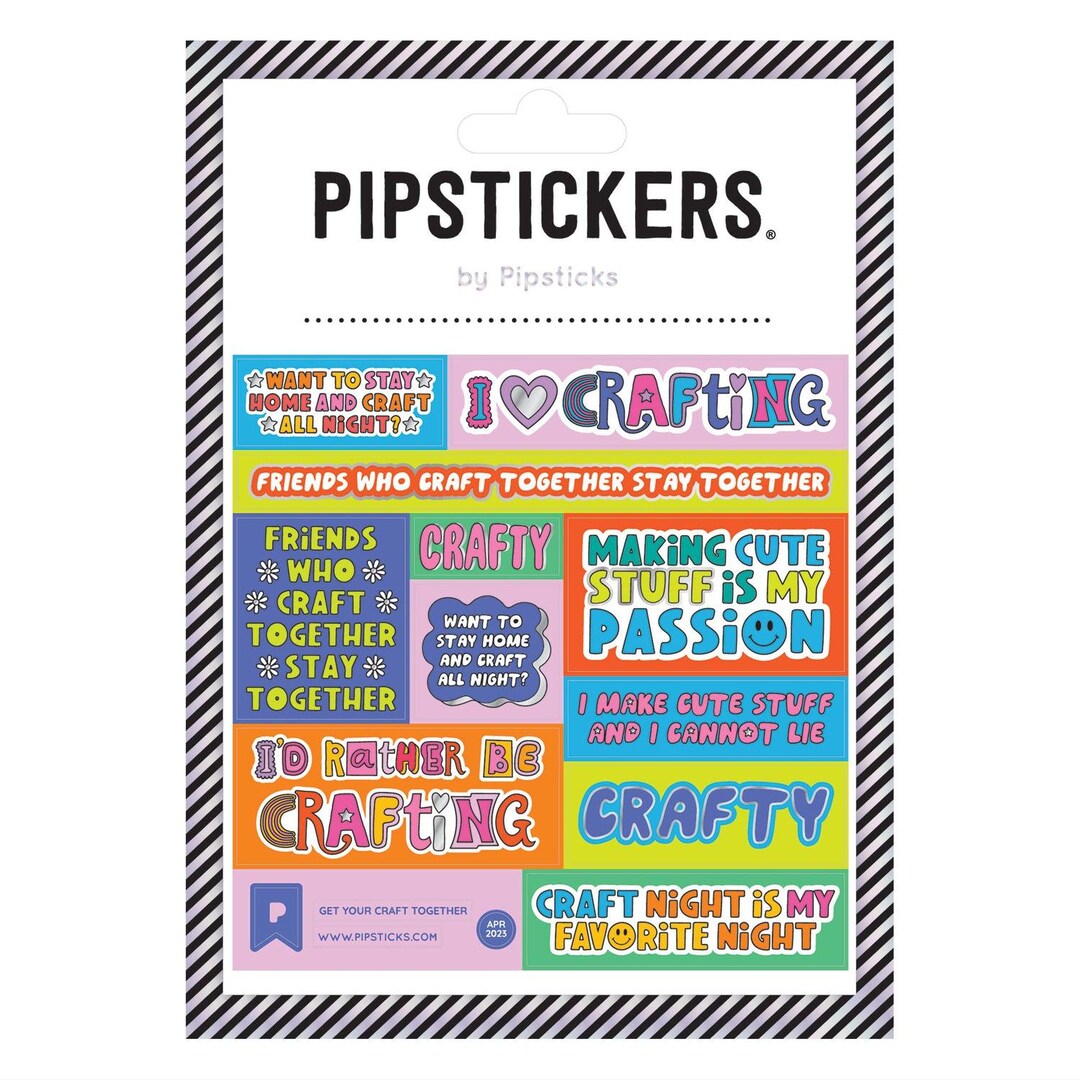 Crafty Stickers, Crafty Gift, Planner Stickers, Journal Stickers, Craft ...