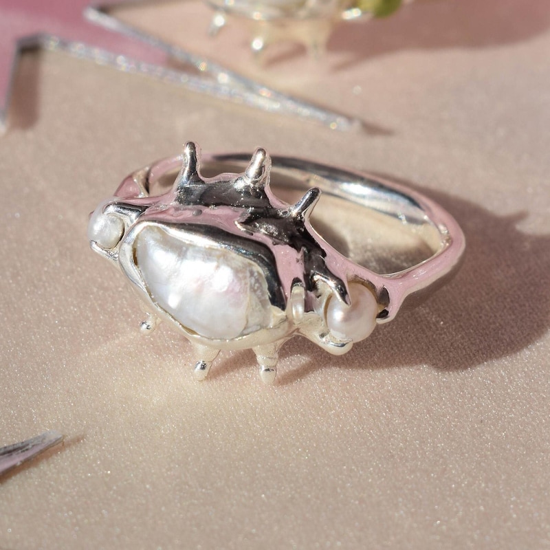Irregular Bezel Rings - Etsy UK