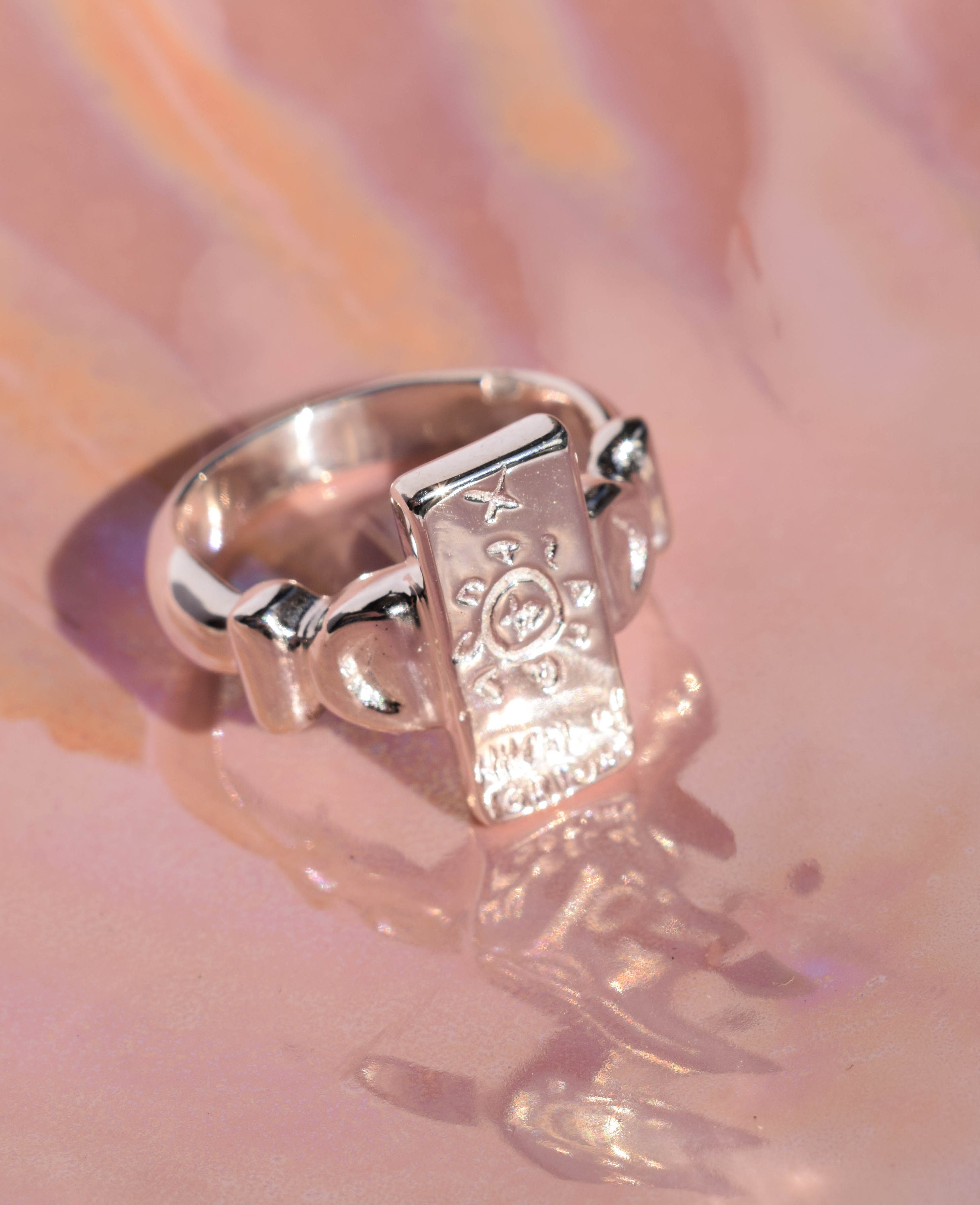 The Wheel of Fortune Tarot Card Ring Good Luck Ring | Etsy