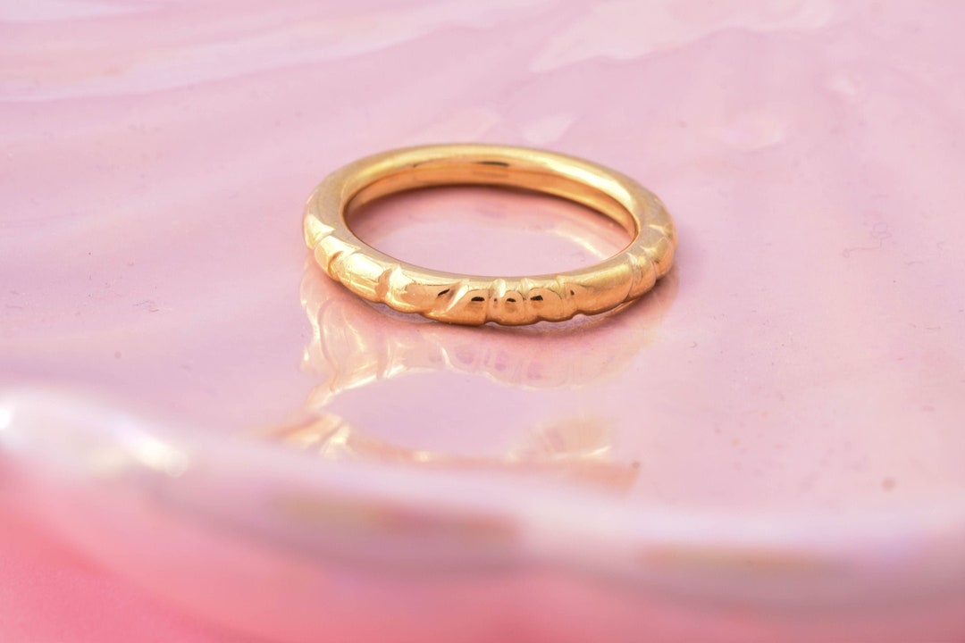 Simple Rings for Women Gold or Silver Thin Stacking Ring - Etsy