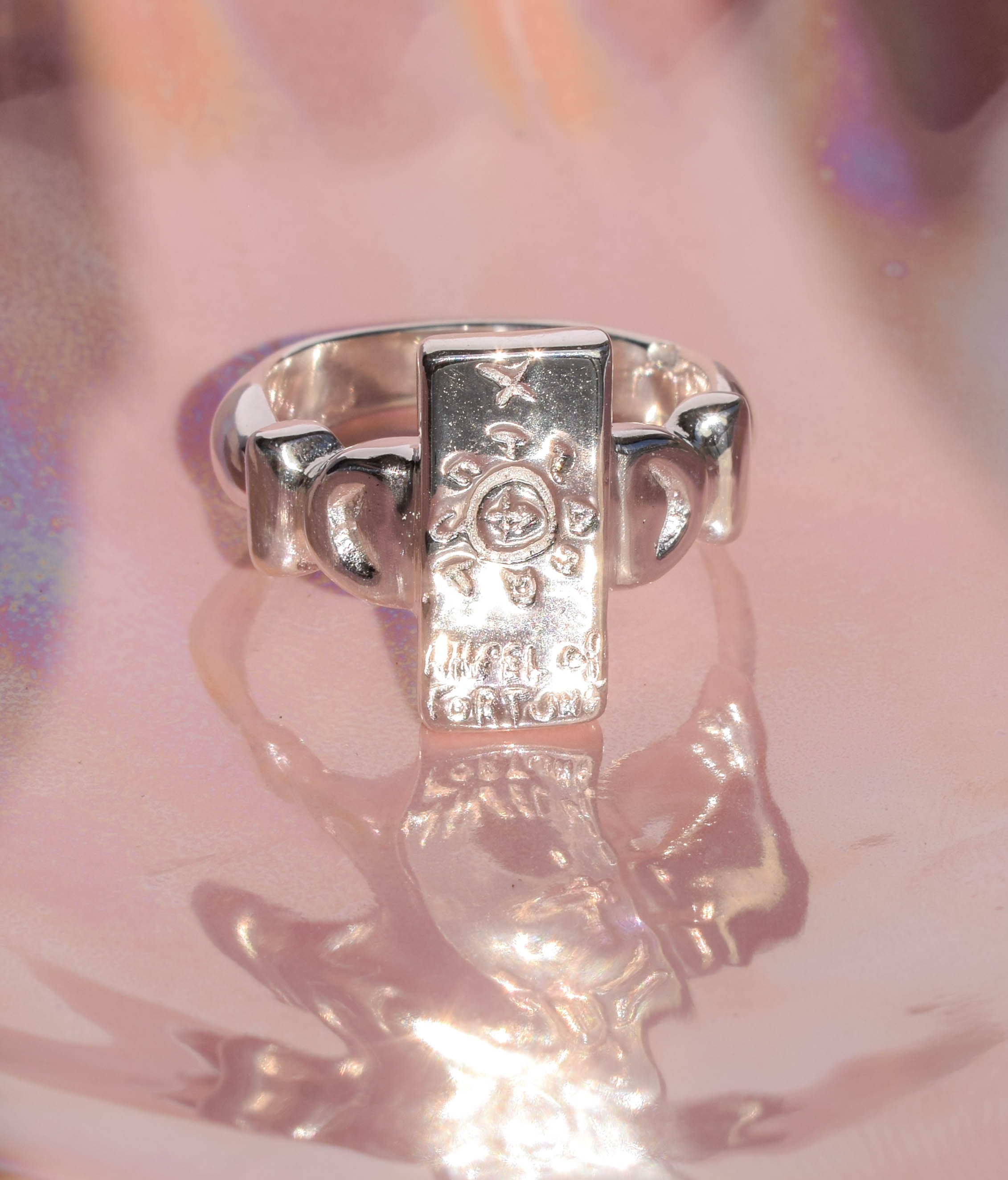 The Wheel of Fortune Tarot Card Ring Good Luck Ring | Etsy