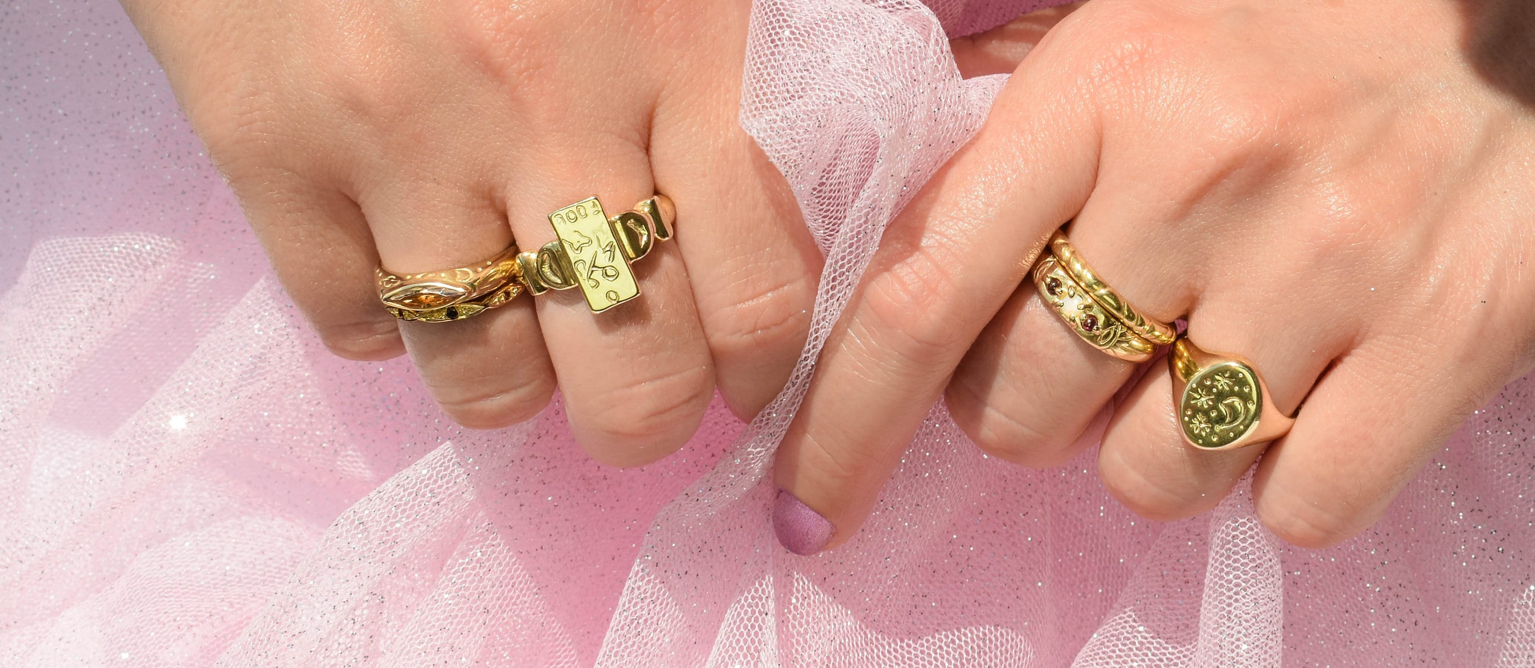 Oval Night Sky Ring Celestial Signet Ring | Etsy