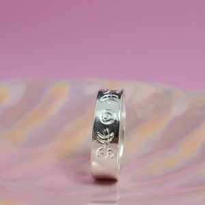 Simple Silver Band Ring Simple Design Ring - Etsy