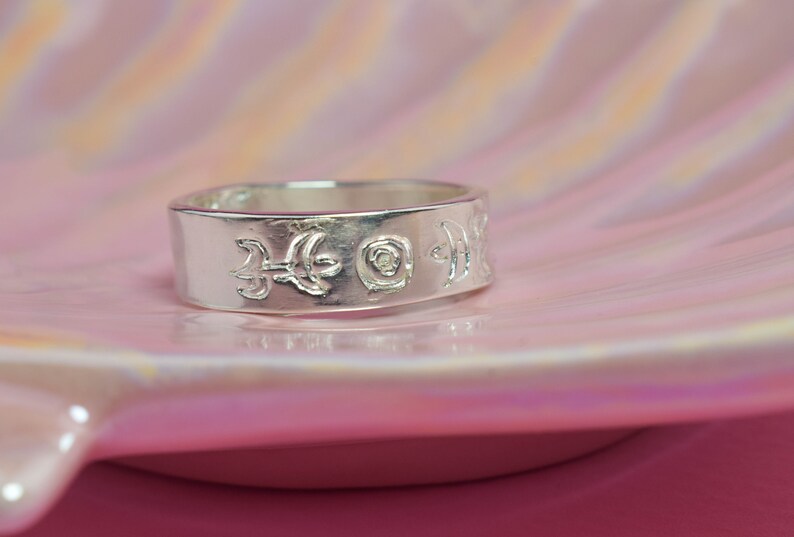 Simple Silver Band Ring Simple Design Ring - Etsy