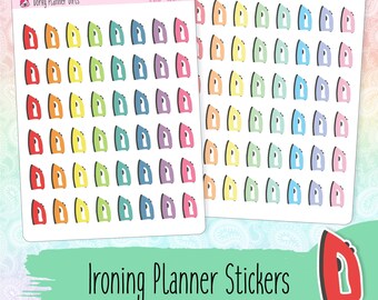 Laundry, Dry Cleaning, and Ironing Planner Stickers - Etsy