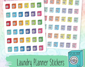 Cleaning Planner Stickers Notes Page Printable Chores Laundry Wash Day ...