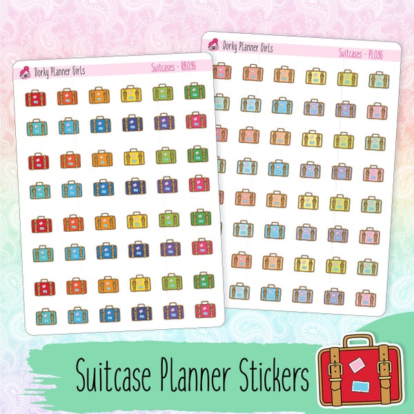 Suitcase Stickers - Etsy
