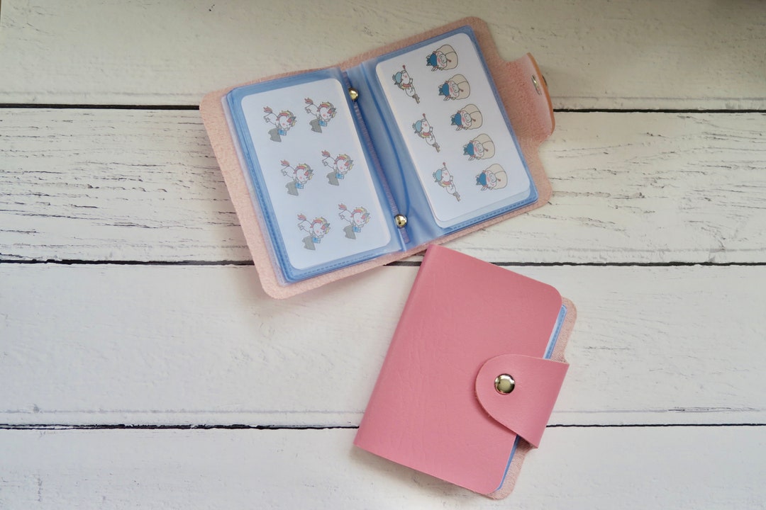 Unicorn Mini Wallet, Character Sticker Album - Etsy