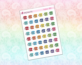 42 Cute Mobile/cell Phone Pay Bill Reminder Planner Stickers - Etsy