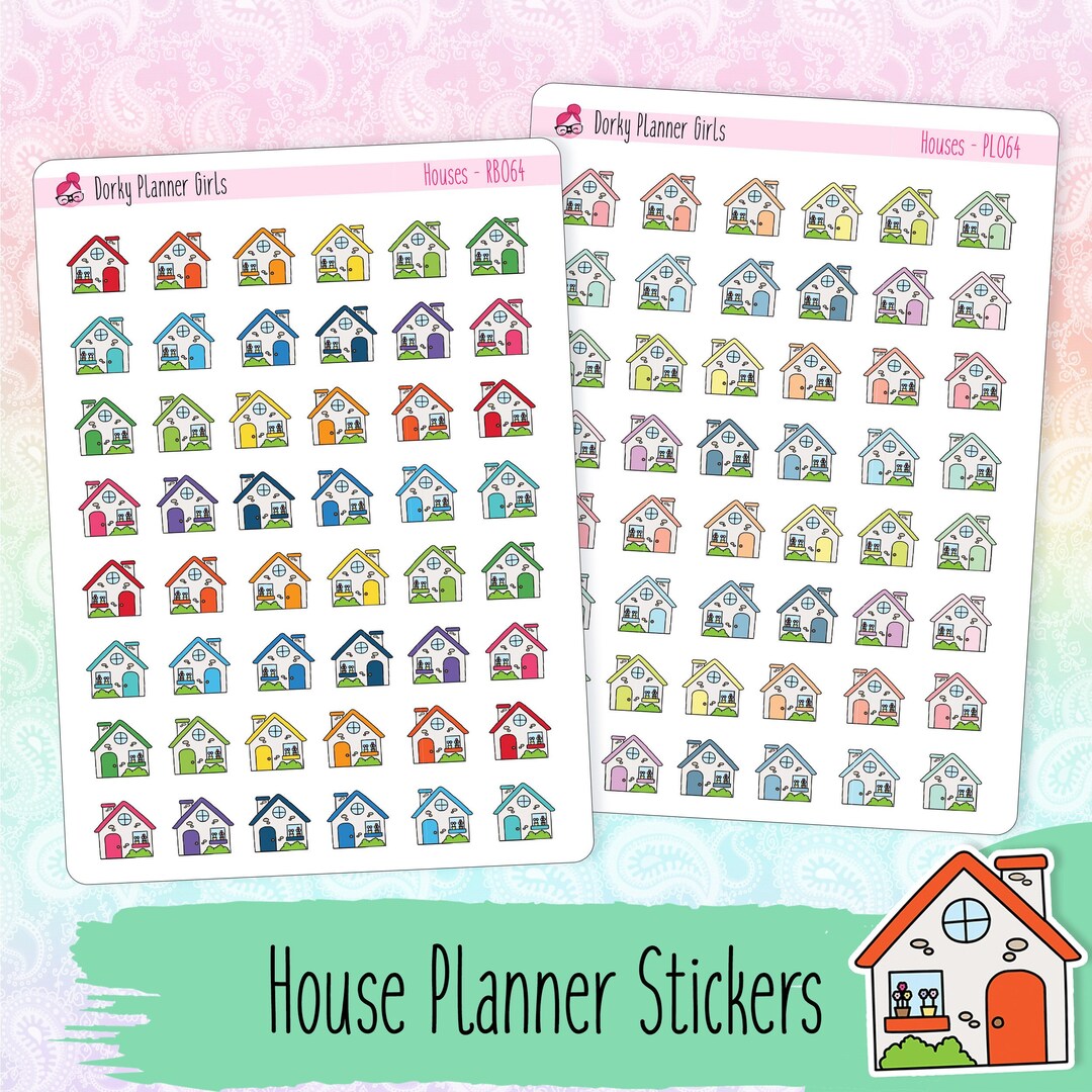 Häuser Sticker - Etsy.de