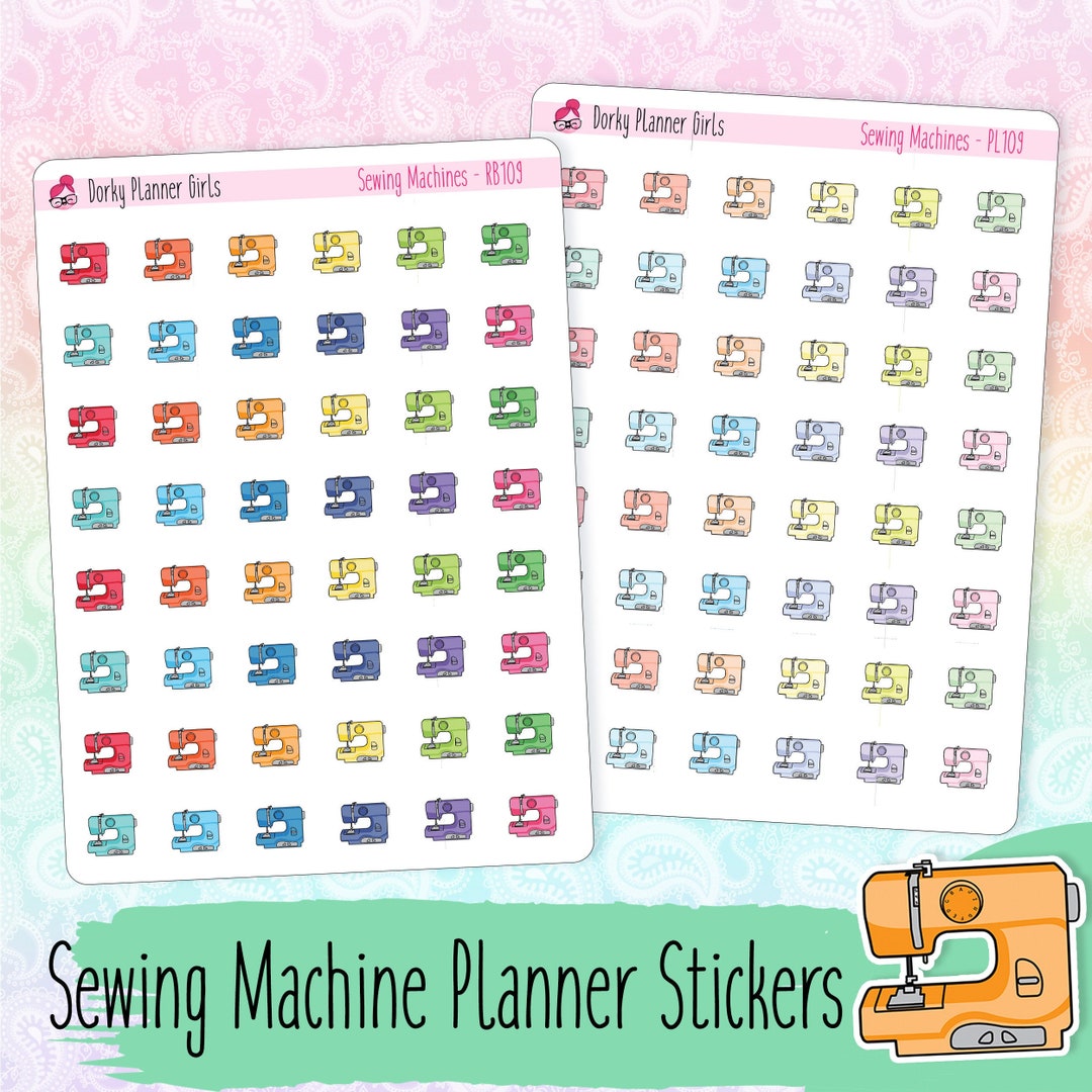 Sewing Machine Stickers - Etsy