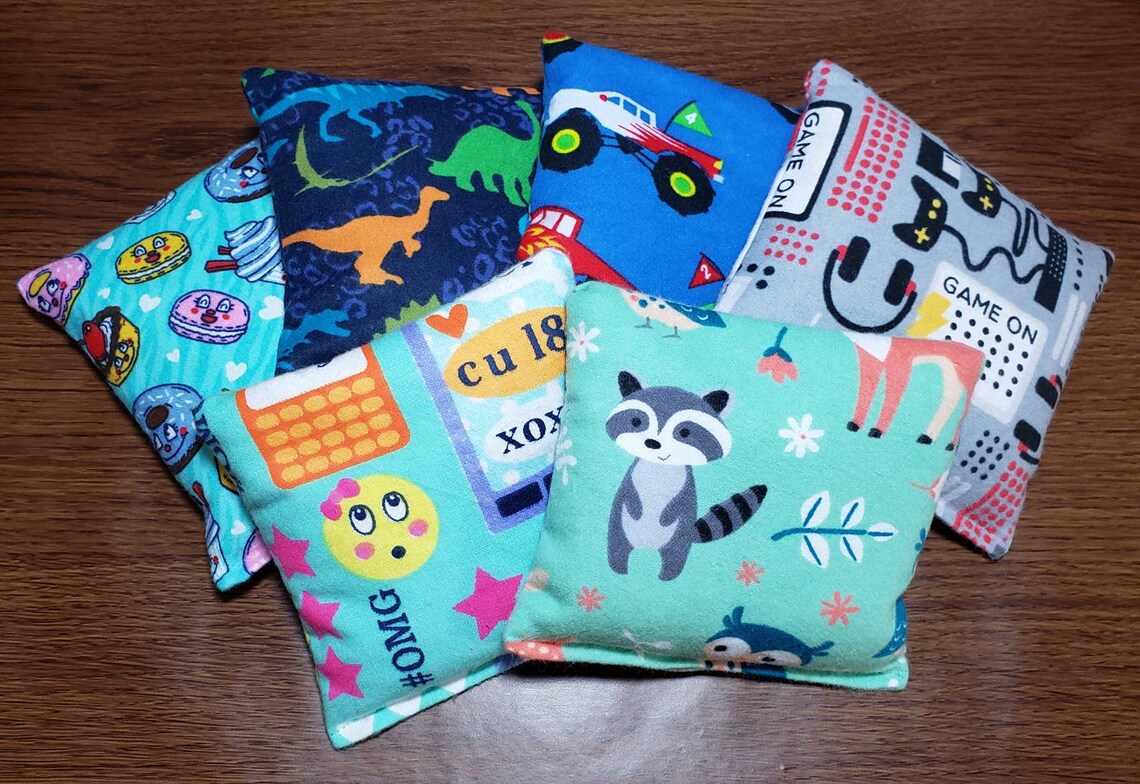 Large Boo Boo Rice Bag, Hot Cold Pack, 5" X 5", Sport Designs - Etsy