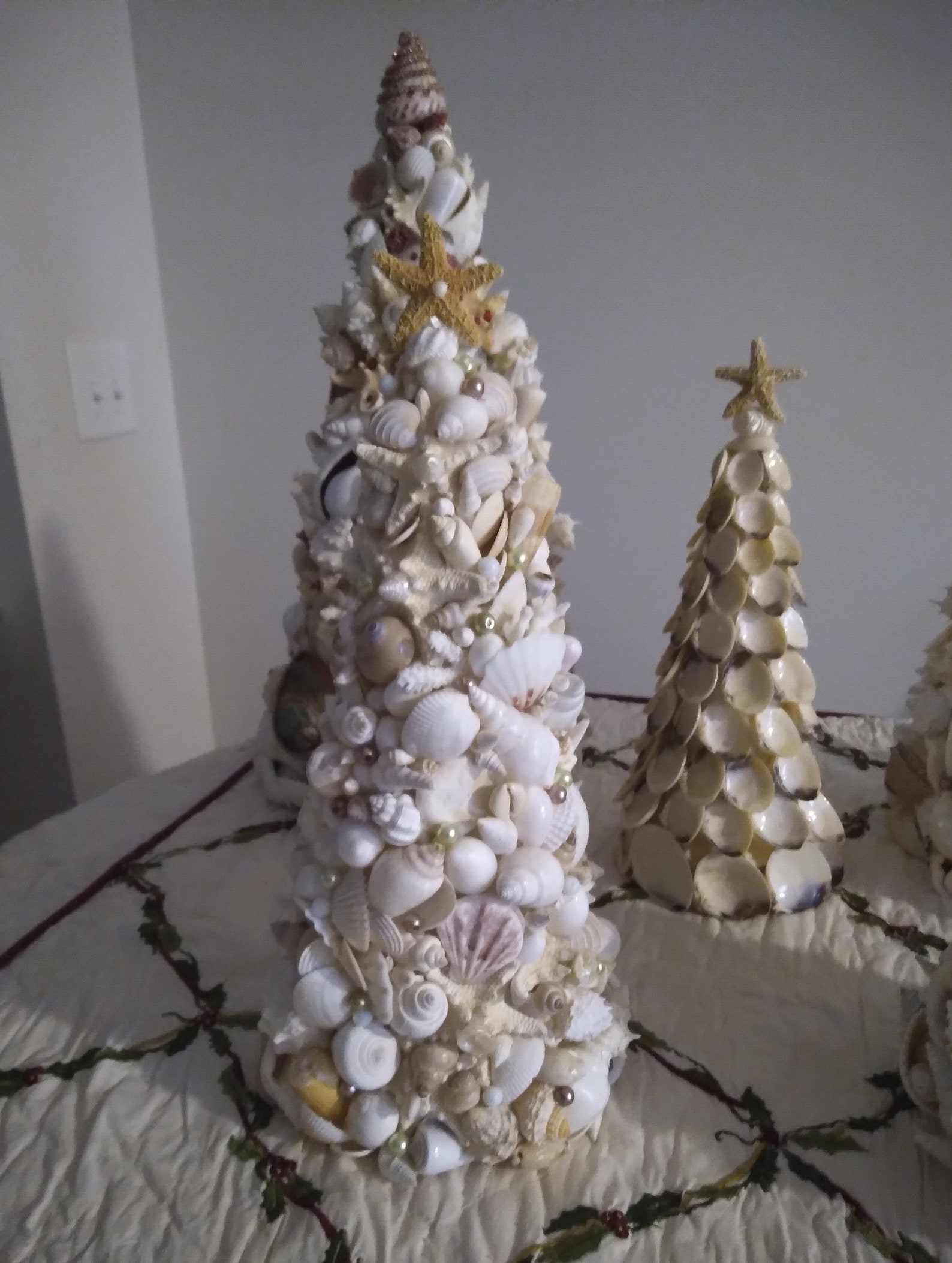 Seashell Tree, Seashell Christmas Tree, Seashell Christmas, Coastal ...