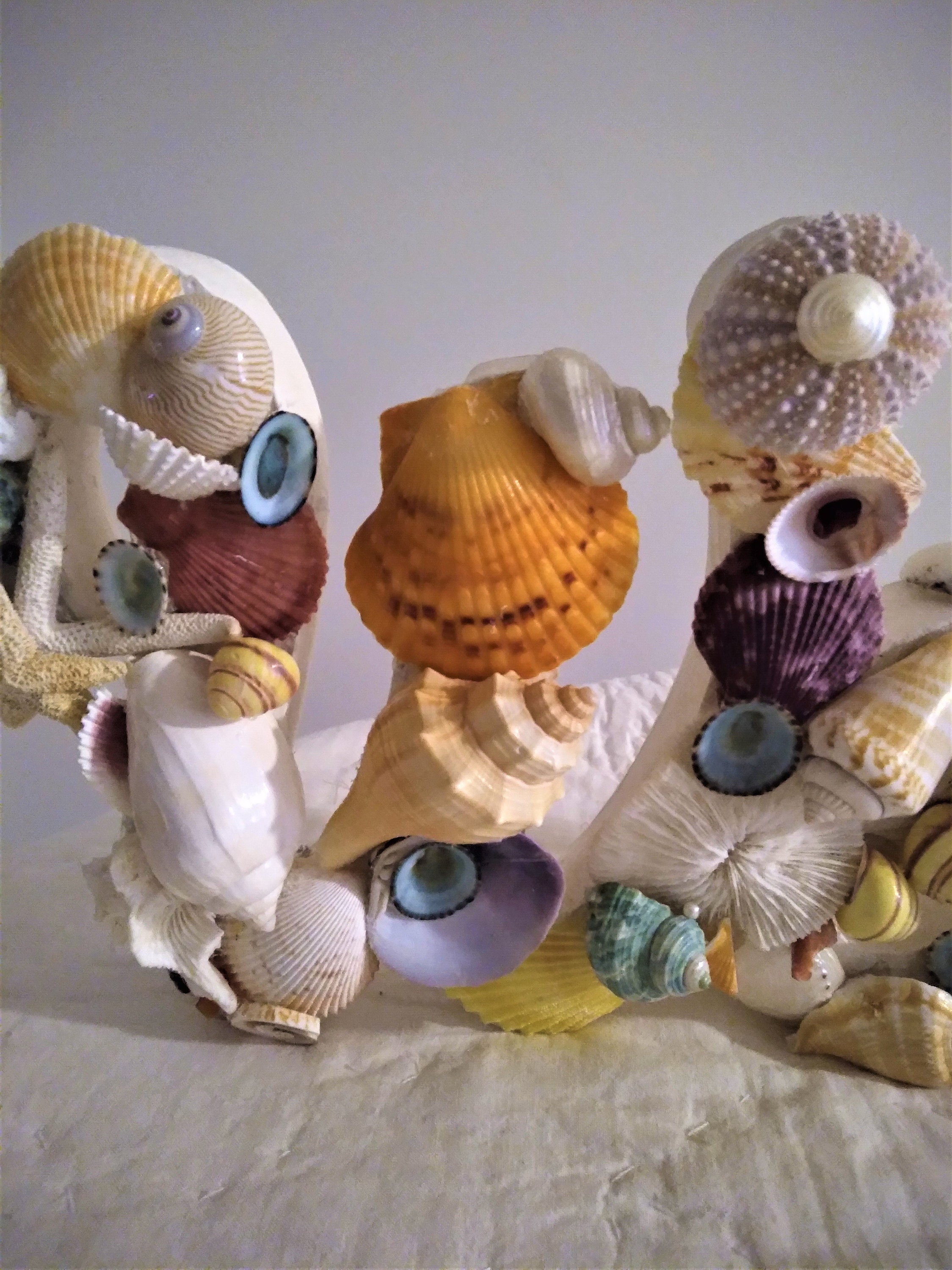 Welcome Seashell Sign Seashell Welcome Sign Coastal Decor - Etsy