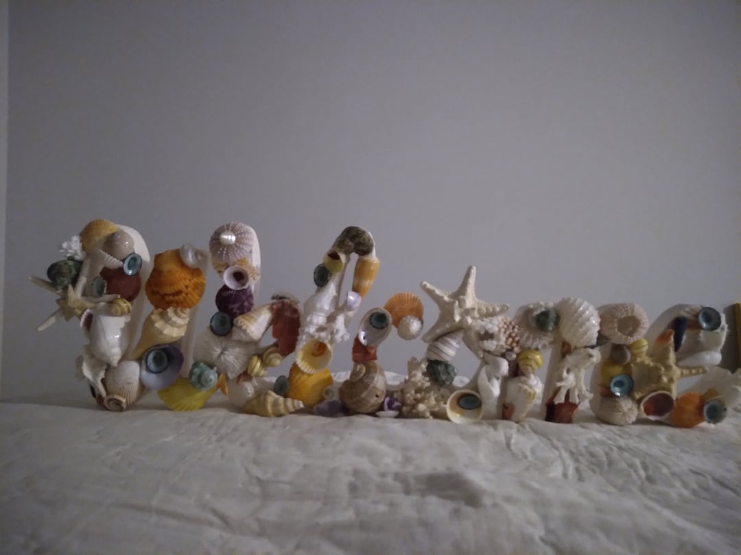 Welcome Seashell Sign Seashell Welcome Sign Coastal Decor - Etsy