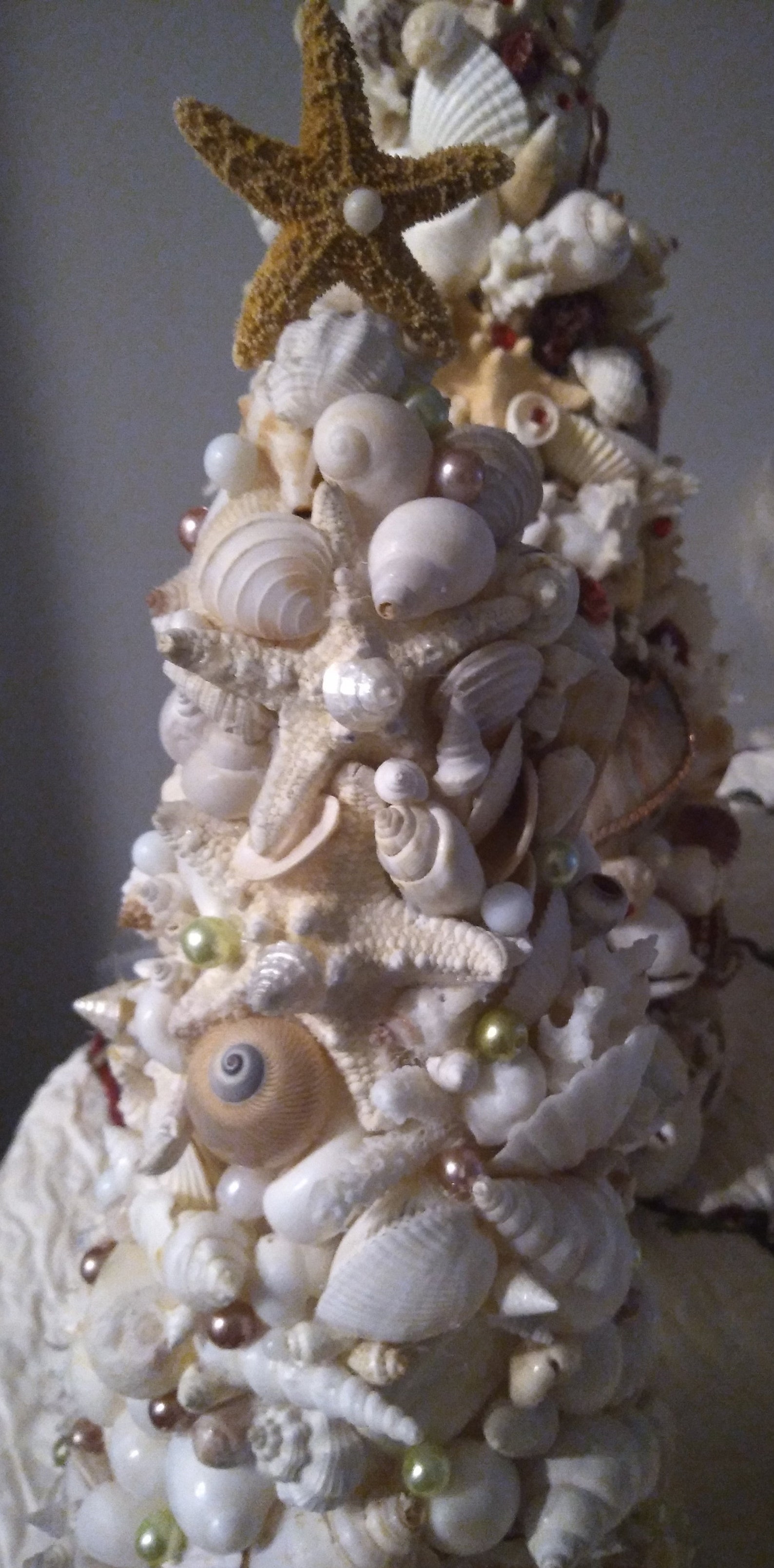 Seashell Tree, Seashell Christmas Tree, Seashell Christmas, Coastal ...