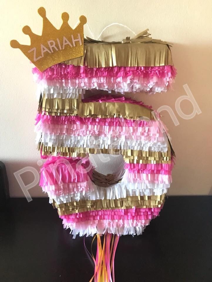 Number 5 Piñata | Etsy