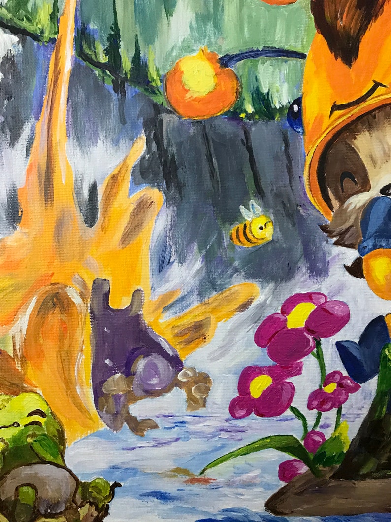Beemo League of Legends Fan Art Handmade Acrylic Painting on | Etsy