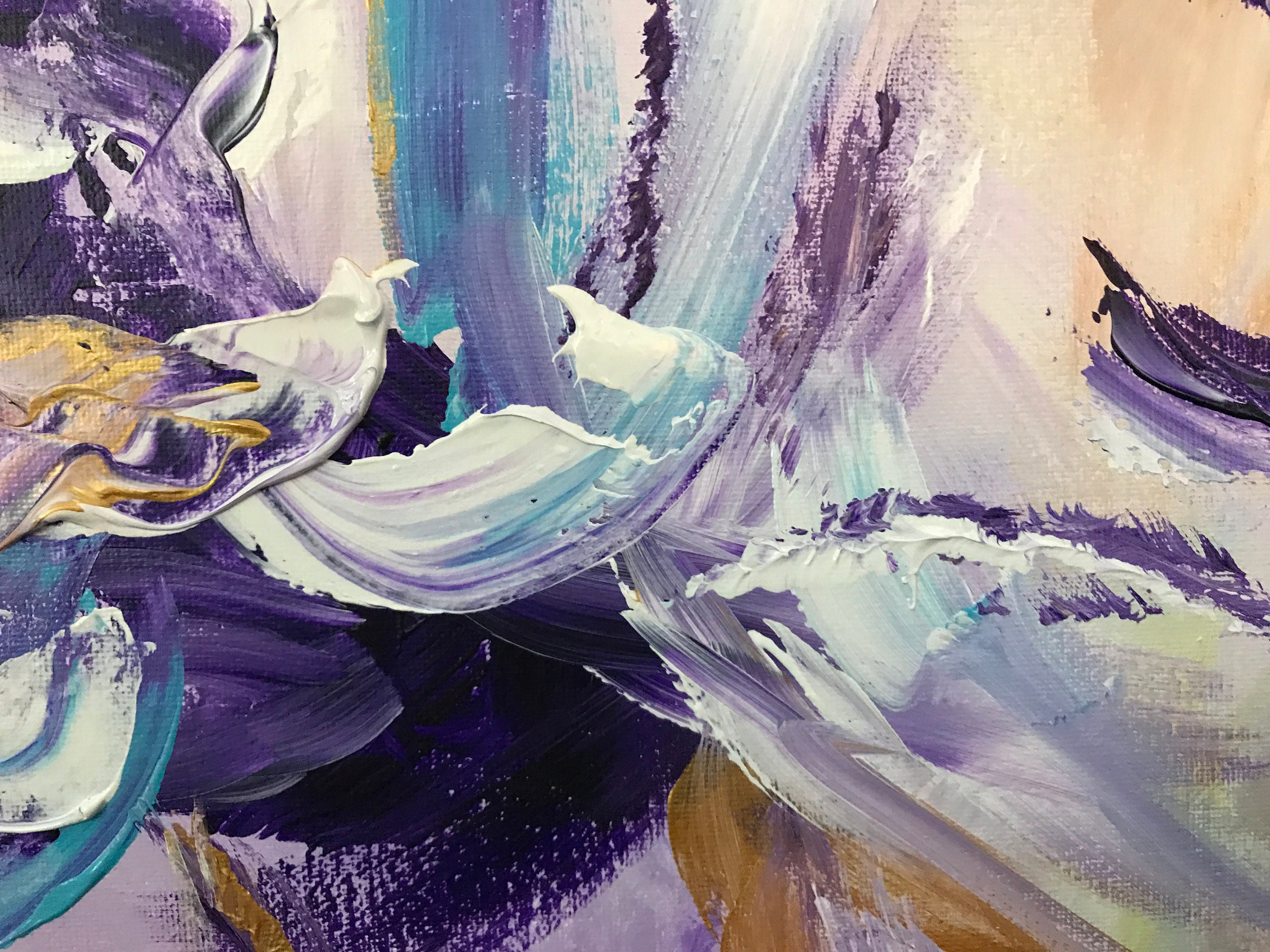 Lift Me up Contemporary Colorful Handmade Acrylic Painting | Etsy