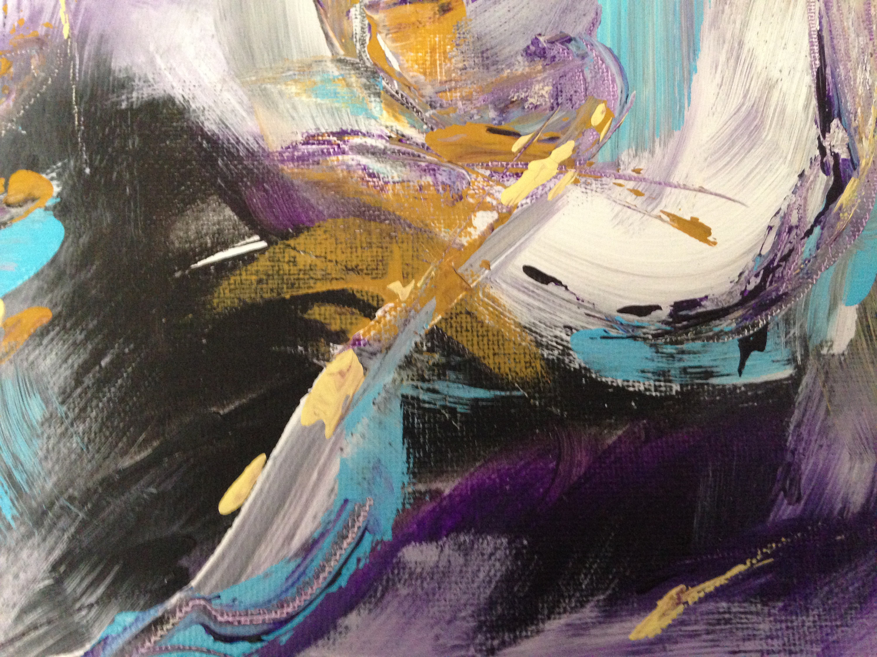 Dangerous Chase Abstract Art Handmade Abstract Painting on | Etsy