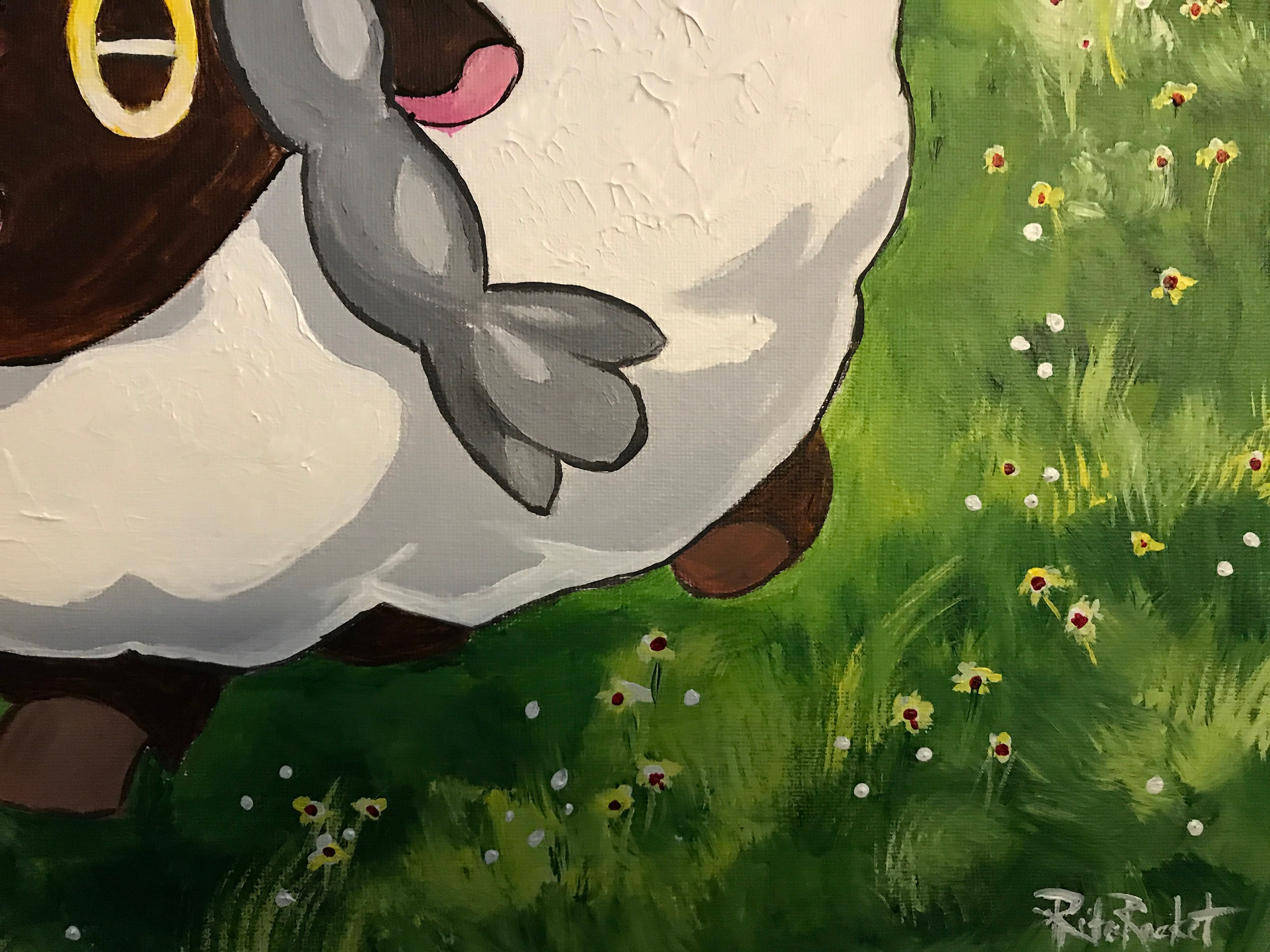 Wooloo Pokemon Fan Art Handmade Acrylic Painting on - Etsy Canada