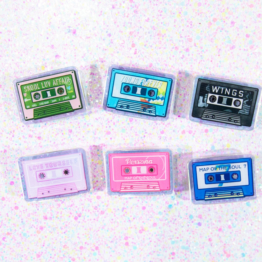 Kpop Shoe Charms | Kpop Album Cassette Tapes Charms | Kpop Merch | Army ...